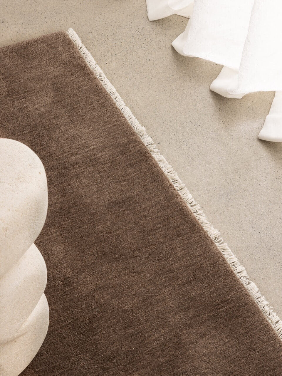 Just Chill Rug - Mushroom | Studio BASE Premium Wool Rug